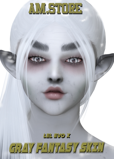 Second Life Marketplace - AM : Fantasy Gray Skin